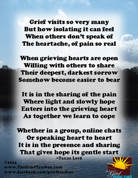Share With others - A Poem | The Grief Toolbox